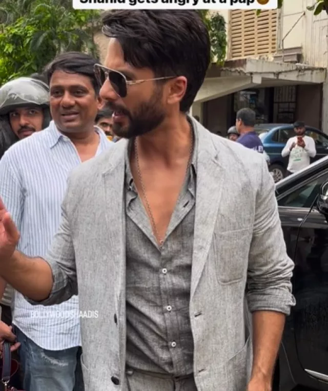 Shahid Kapoor Gets Into A Heated Exchange Of Words With The Paparazzi ...