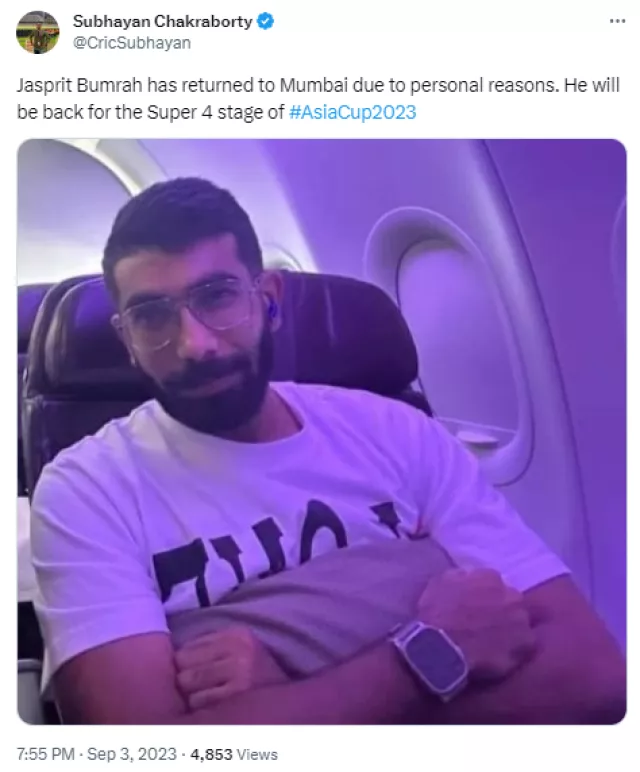 Jasprit Bumrah And Sanjana Ganesan Welcome Their Baby Boy, The Cricketer Announces His Cute Name