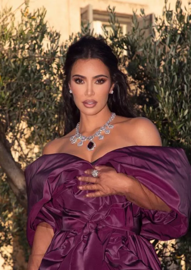 Kim Kardashian Dazzled In A Luxurious Custom Swarovski All-Crystal Top ...