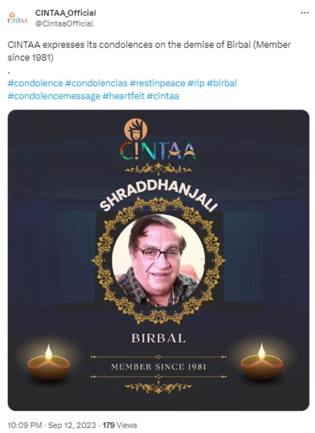 'Mera Naam Joker' Actor, Satinder Kumar Khosla Passes Away At The Age Of 84 Due To Cardiac Arrest