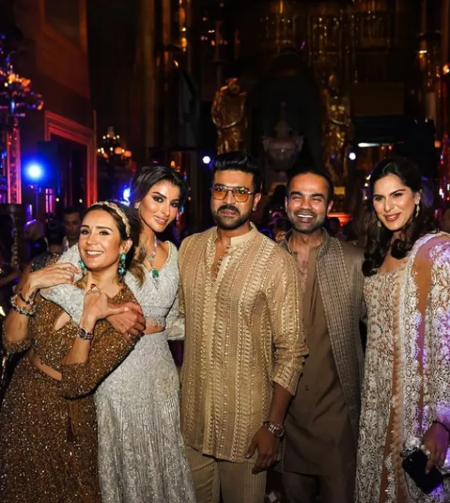 Royal Wedding Of Rosemin Madhavji, Indian Celebs Ram Charan, Kanika ...