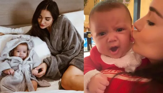 Amy Jackson's Three-Month-Old Baby Boy, Andreas Turns Santa Claus ...