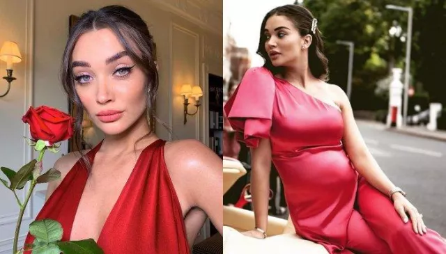 Amy Jackson Posts A Beautiful Last Trimester Picture Adoring Her Baby ...
