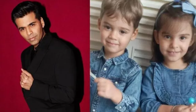 Karan Johar's Children, Yash Johar And Roohi Johar Wear Matching ...