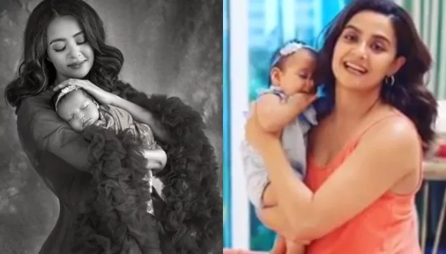 Surveen Chawla's Five Month Old Baby Girl, Eva Makes Her Television ...
