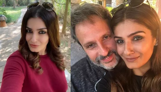Raveena Tandon Wishes Hubby, Anil Thadani On 16th Wedding Anniversary ...
