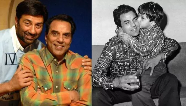 Dharmendra Cooking Food With His Son, Sunny Deol In This Childhood Picture Is Pure Father-Son Goals