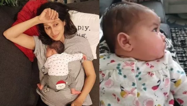 Teejay Sidhu Captures Her Newborn Daughter, Snowflake Watching Shah ...