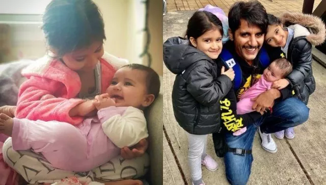 Karanvir Bohra's 5 Months Old Daughter, Gia Learns To Talk, Holds A ...