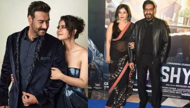 Ajay Devgn And Kajol Shell Out Couple Goals As They Twin In Black For ...