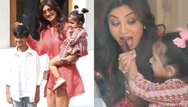 Shilpa Shetty Kundra's Daughter, Samisha Shares Her Ice-Cream With ...