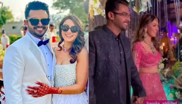 Hansika Motwani Can't Stop Gushing As She Walks Hand-In-Hand With ...