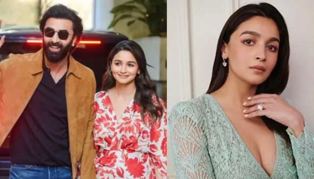 Alia Bhatt Wore A Powder Blue 'Kurta' And 'Sharara' Set Worth Rs. 98K ...