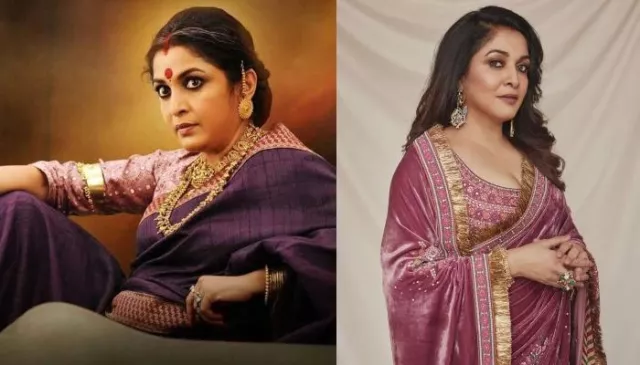 'Sivagami' From 'Baahubali', Ramya Krishnan Stuns In A Ruby Silk Velvet ...