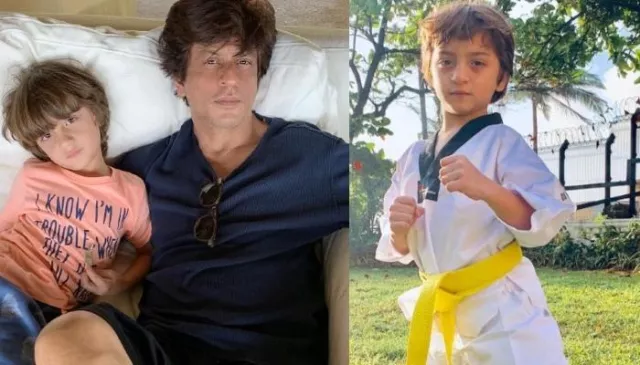 Shah Rukh Khan's Younger Son, AbRam Looks Adorable As He Does Warm Up ...