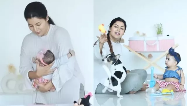 Debina Bonnerjee Gives A Sneak Peek Of Her Mommy Life With Lianna And ...