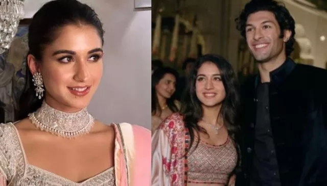 Radhika Merchant Looks Gorgeous In A Peach-Hued Floral Lehenga As She ...