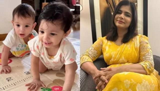 Chinmayi Sripada Reveals The Adorable Faces Of Her Twins, Driptah And Sharvas, For The First Time