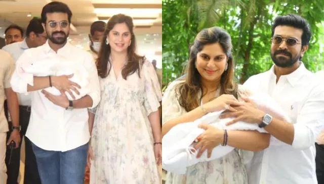 Ram Charan Carries Newborn Baby Girl In Arms, Flaunts His Richard ...