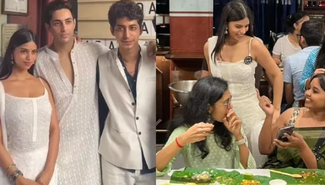 Suhana Khan Serves Food At A Restaurant Along With Her 'Archies' Co ...