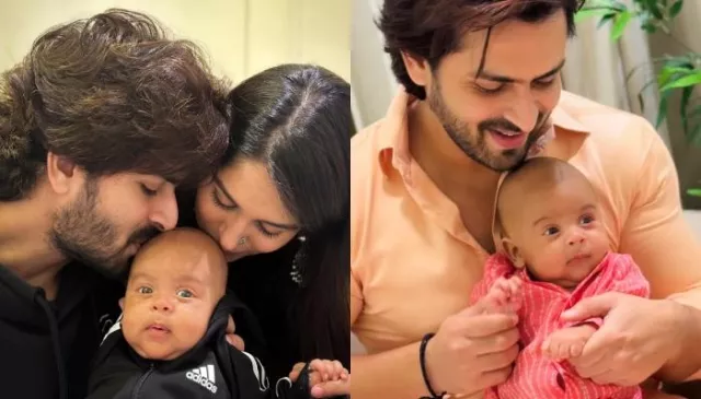 Dipika Kakar's Son, Ruhaan Dons A Pink 'Kurta' As He Poses With Daddy ...