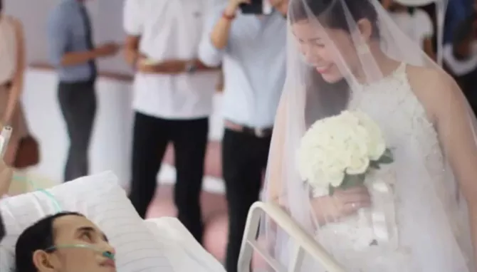 Watch The Most Beautiful But Heartbreaking Wedding That Left All In Tears