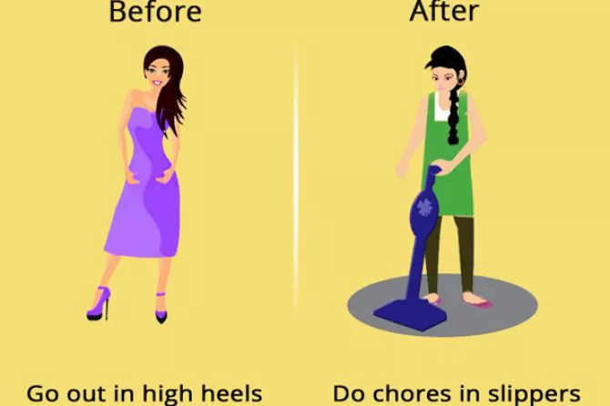 These 10 Before And After Posters Portray How A Woman’s Life Changes ...