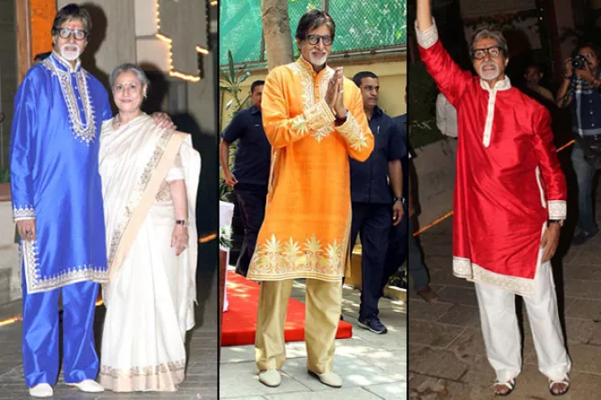 Stylish Outfit Ideas To Steal From Bollywood Superstar Amitabh Bachchan ...
