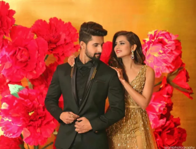 Sargun Slayed In Gold Embroidered Lehenga On Her Brother's Star-Studded ...