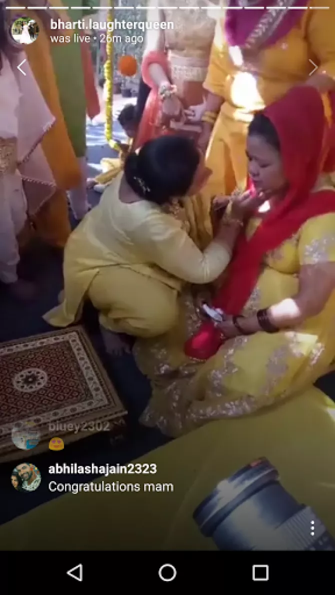 Bharti Singh Haldi And Chooda Ceremony Pictures
