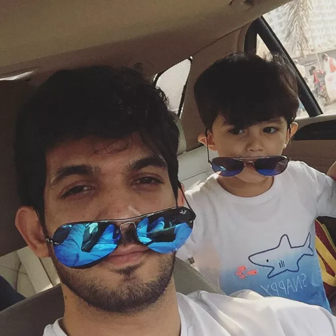 8 Insanely Adorable Videos Of Naagin Fame Actor Arjun Bijlani And His ...