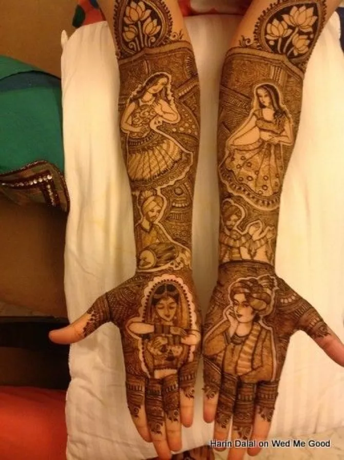 Ethereal And Majestic Mughal Mehendi Designs That Every Bride Can Flaunt