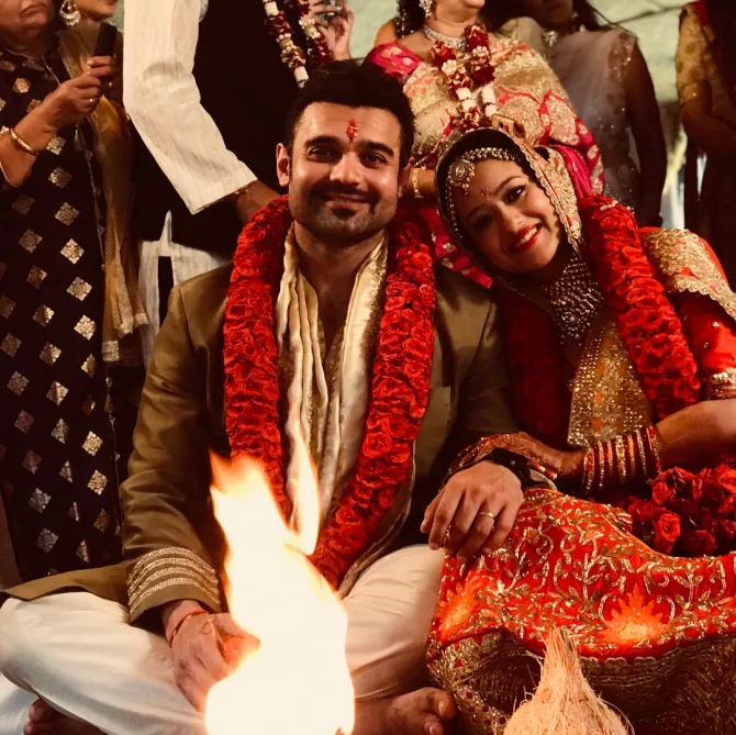 Mahaakshay Chakraborty And Madalsha Sharma Get Married, Bride's Dual ...