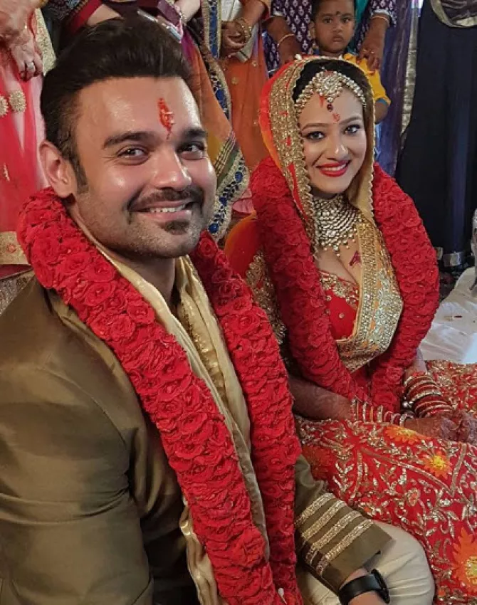 Mahaakshay Chakraborty And Madalsa Sharma's Wedding Reception Pictures ...