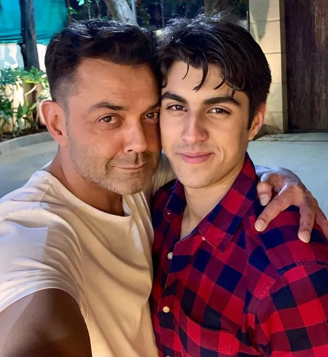 Bobby Deol Shares A Picture With His Son, Aryaman Deol On His 50th ...