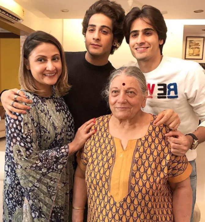 Urvashi Dholakia Celebrates Her Twins, Kshitij Dholakia and Sagar ...