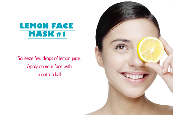 Lemon Face Masks For Brighter Clearer Skin Tone