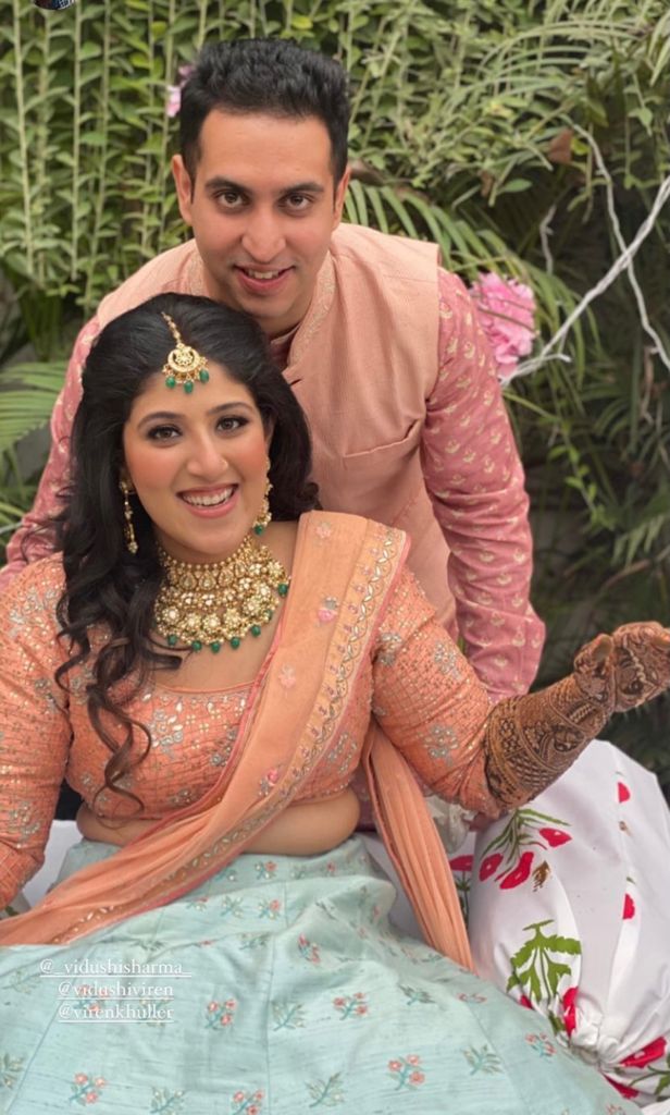 The Chef Bride Donned A Yellow Embroidered 'Lehenga' From Designer ...