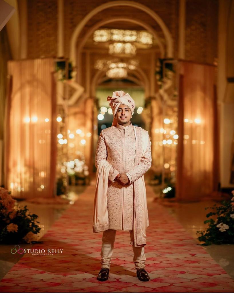 This Bride Donned A Heavily Embroidered Red 'Lehenga' On Her Wedding ...