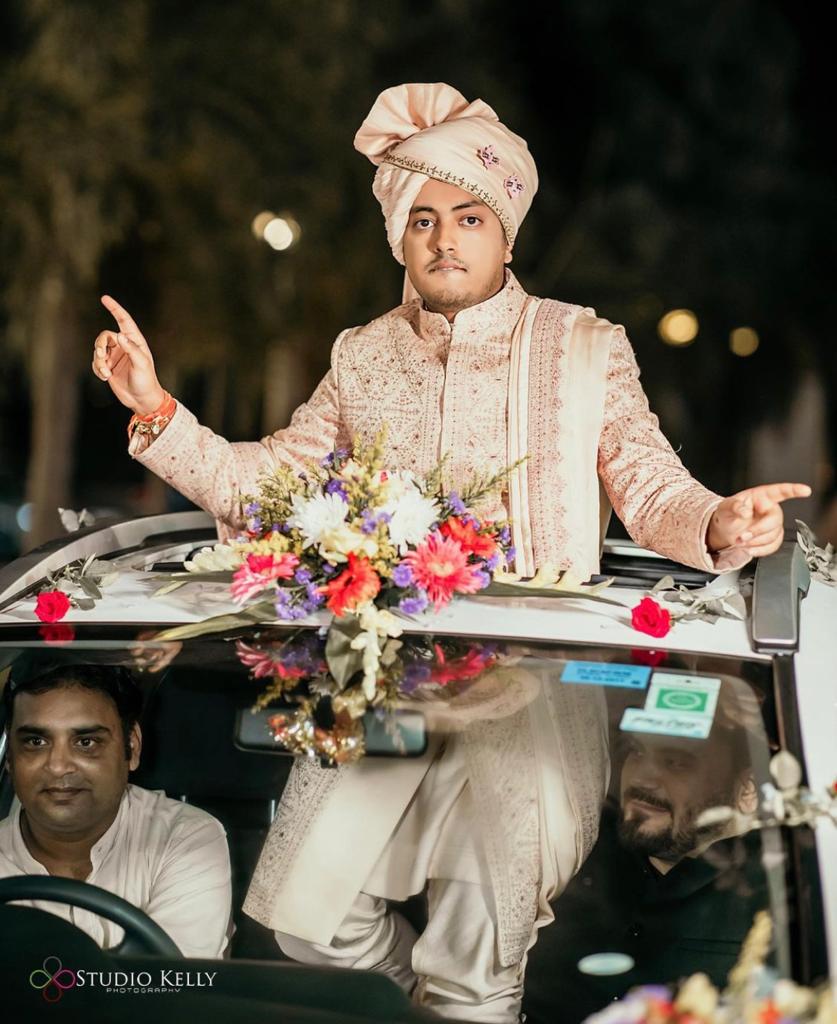 This Bride Donned A Heavily Embroidered Red 'Lehenga' On Her Wedding ...