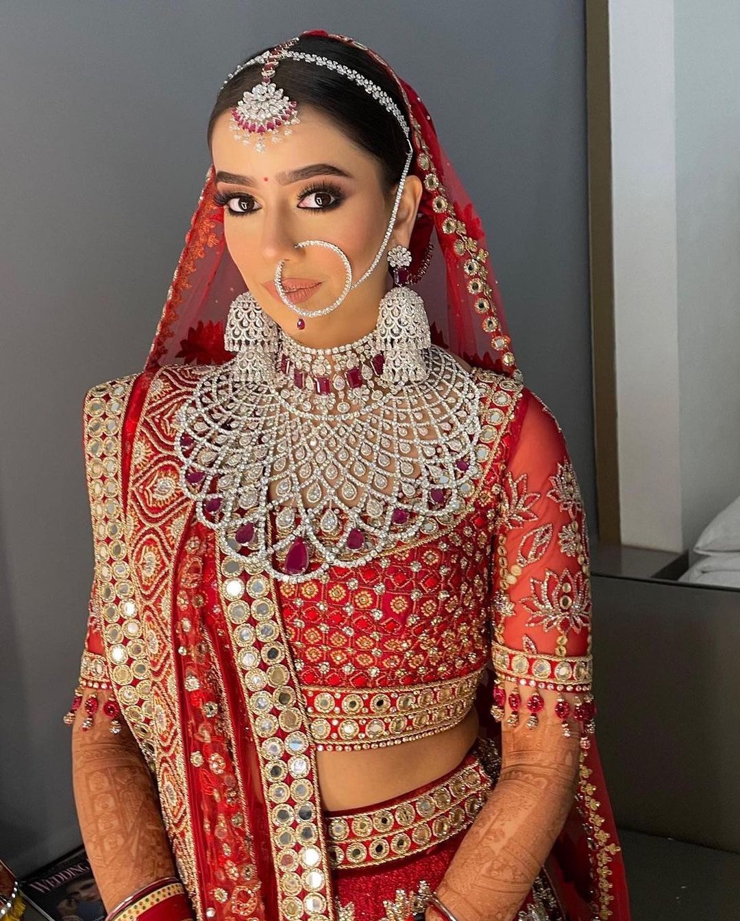 Bride Dons A Gujarati 'Gharchola' For Her Pre-Wedding Festivities ...