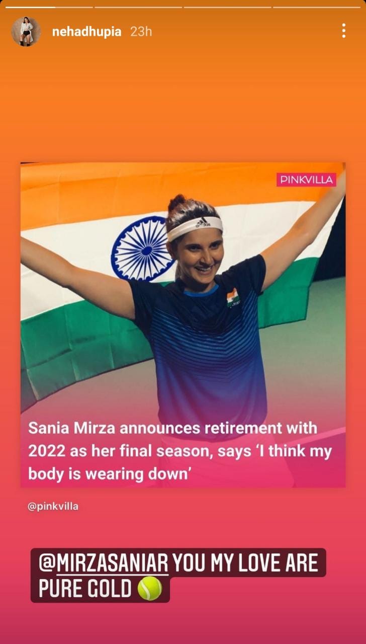 Neha Dhupia Talks About Her Best Friend, Sania Mirza's Retirement Plan ...