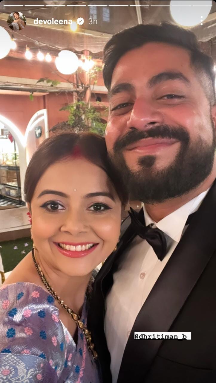 Devoleena Bhattacharjee Wore A Mauve-Saree With 'Addigai' Jewellery For ...