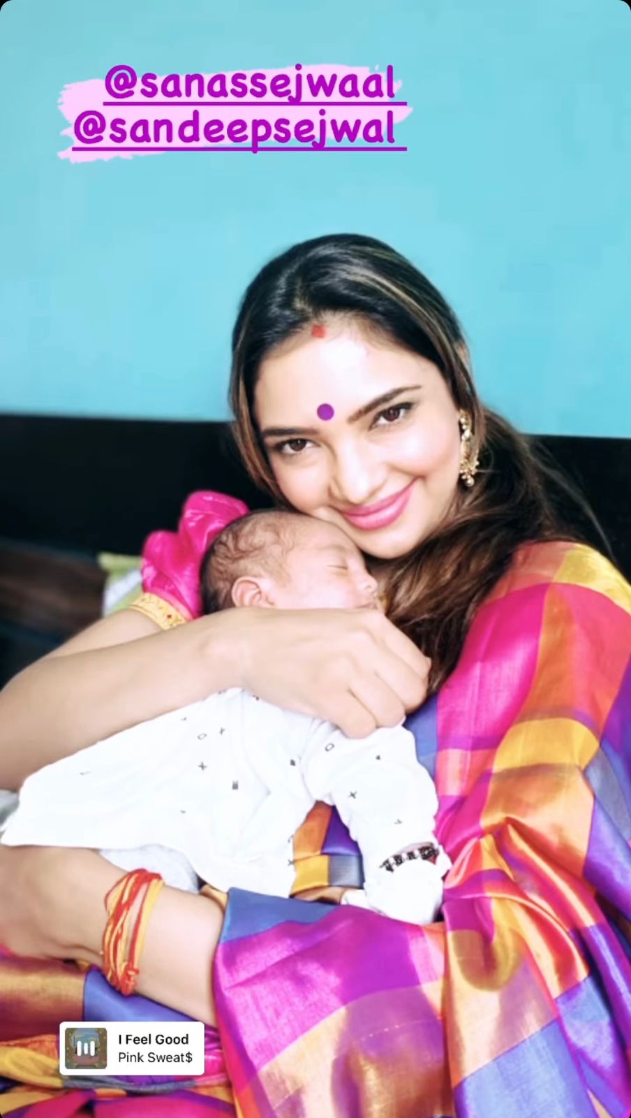 Pooja Banerjee And Hubby, Sandeep Perform 'Keertan' For Their Baby Girl ...