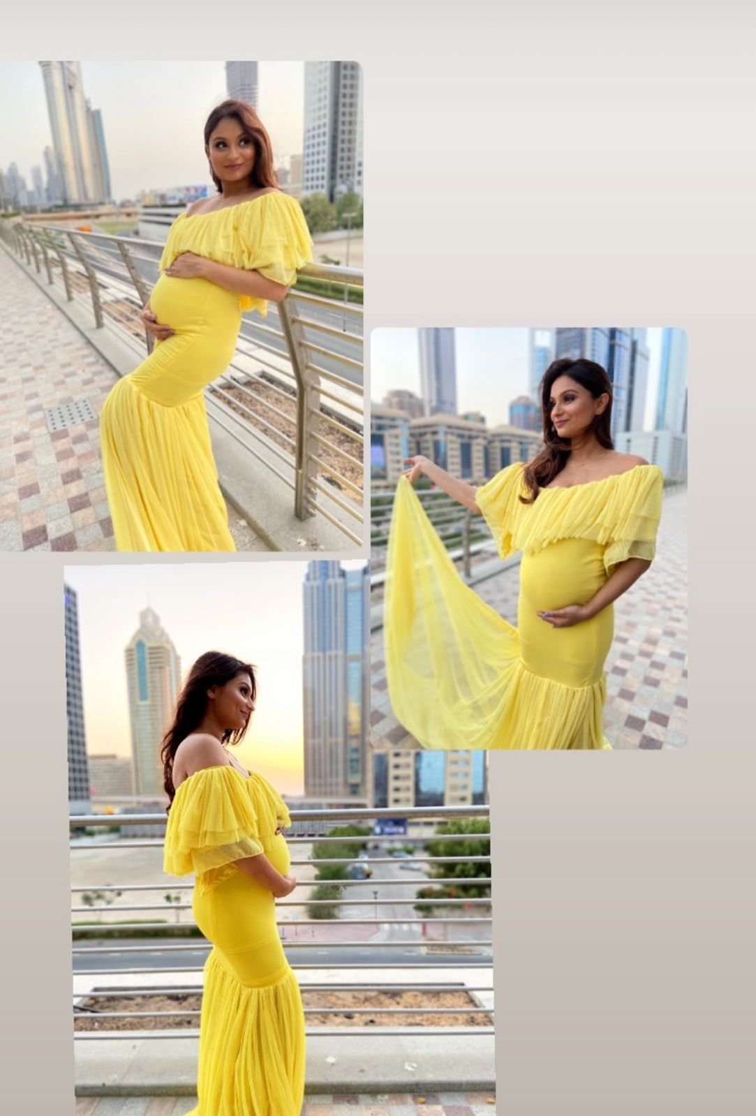Dimpy Ganguly Twins With Daughter, Reanna In Maternity Pictures ...