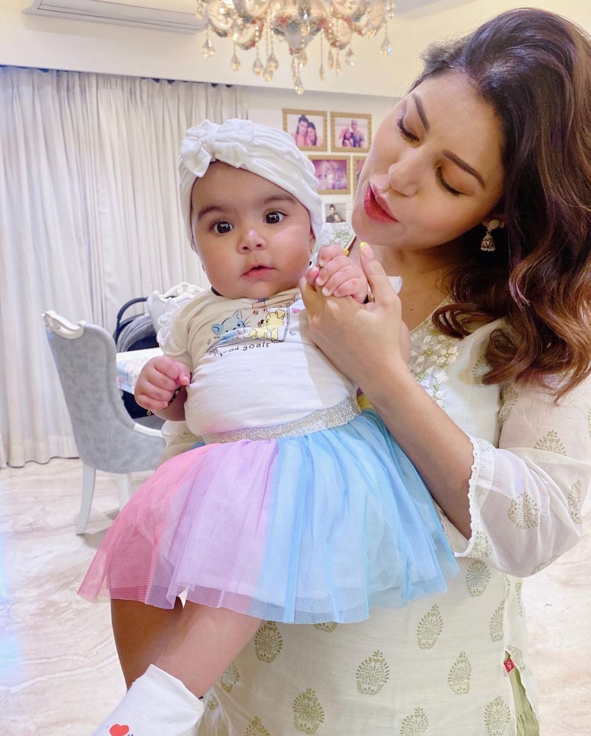 Debina Bonnerjee Decks Up Her Daughter, Lianna In A Unique Tulle Outfit ...