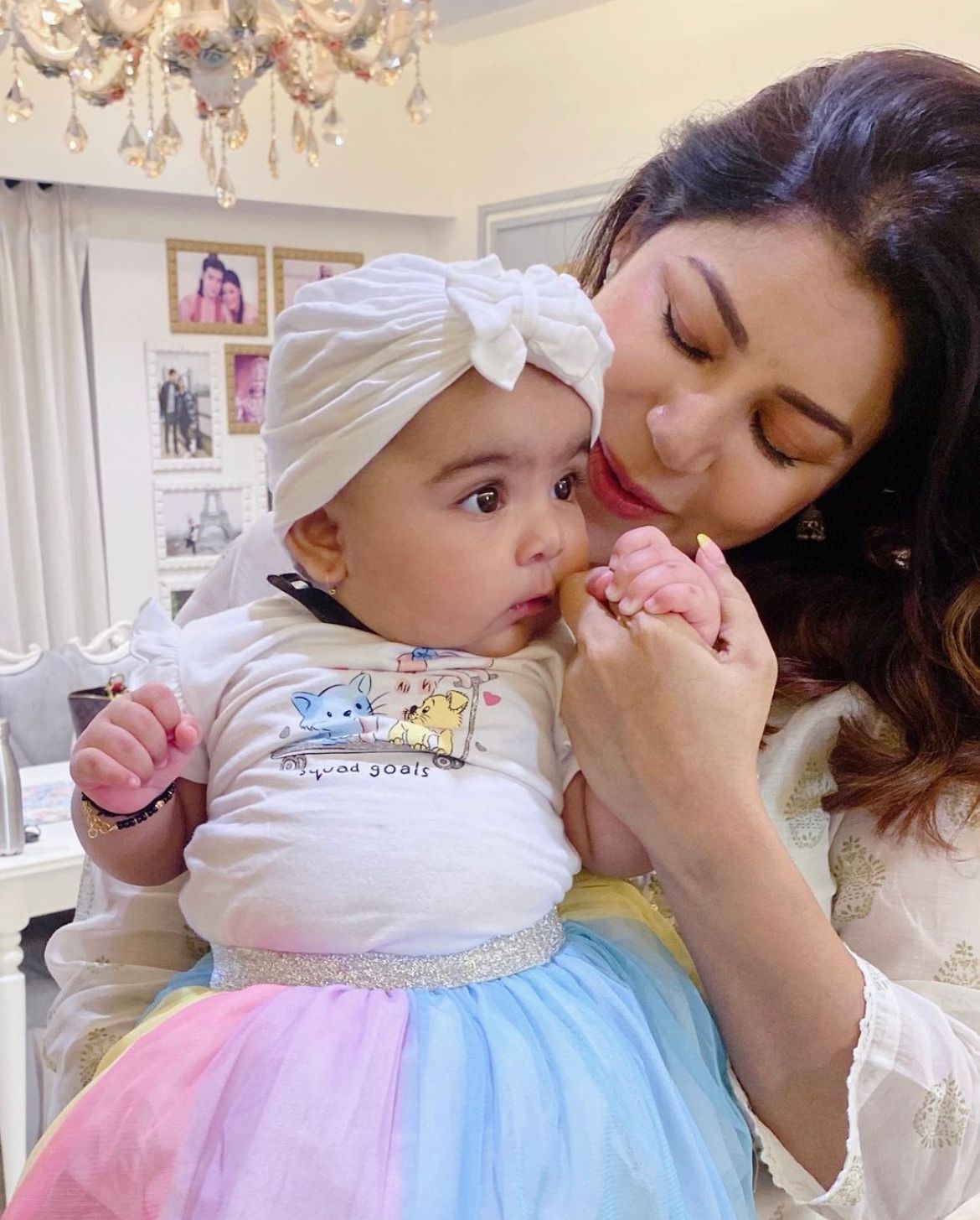 Debina Bonnerjee Decks Up Her Daughter, Lianna In A Unique Tulle Outfit ...
