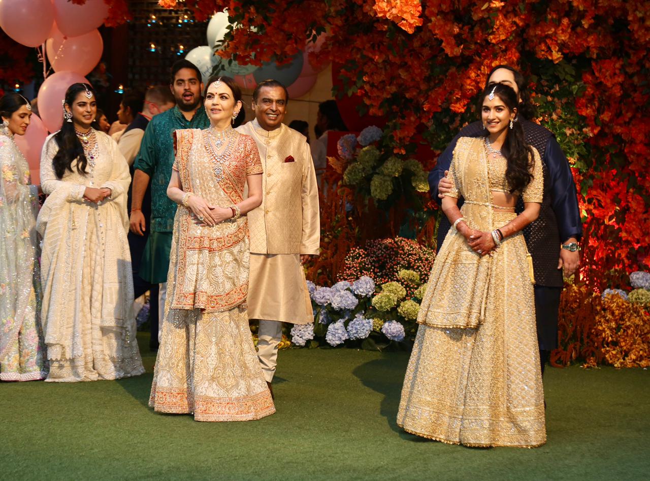 Anant Ambani's Engagement Party: The Ambani Ladies Ooze Royalty In ...