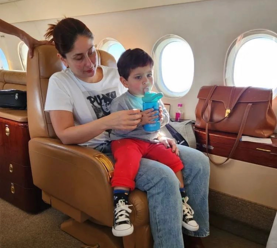 Kareena Kapoor's Son, Jehangir Flaunts His Canvas Shoes, Asks Dad, Saif ...