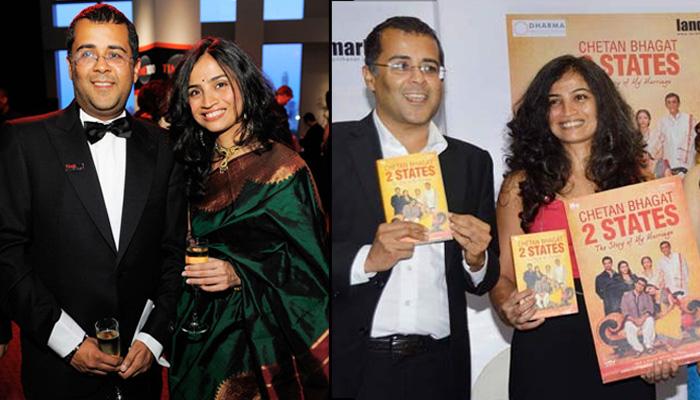 Love Story Of The Original '2 States' Couple Chetan Bhagat and Anusha ...